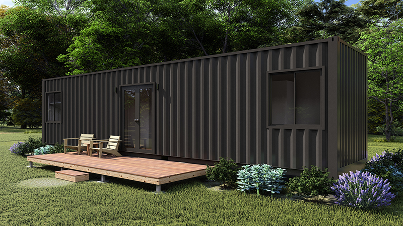 The Summit 12000 Container Home - Alphaline Tiny Homes