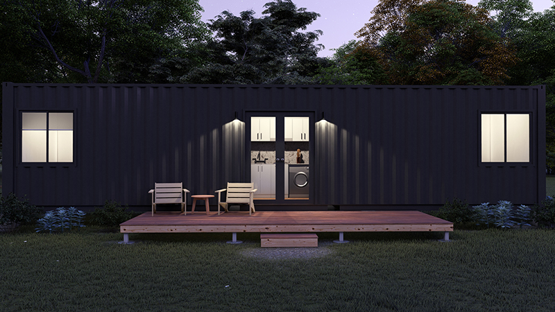 The Summit 12000 Container Home - Alphaline Tiny Homes